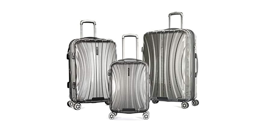Phoenix Polypropylene 3pc Luggage Set