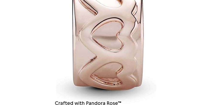Pandora 781978 Pandora Row of Hearts PANDORA Rose (Open Box)