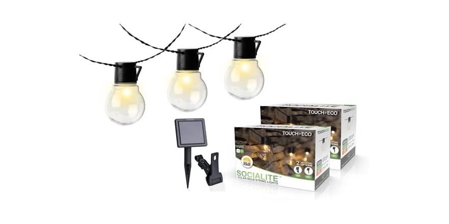 Touch Of ECO, Socialites String Lights 2 Pack