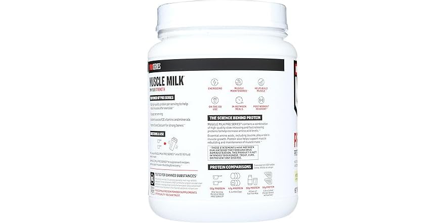 Muscle Milk Powder Pro Series Vanilla, 2 lbs