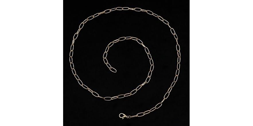14K Gold Plated 24" Gold Link Chain
