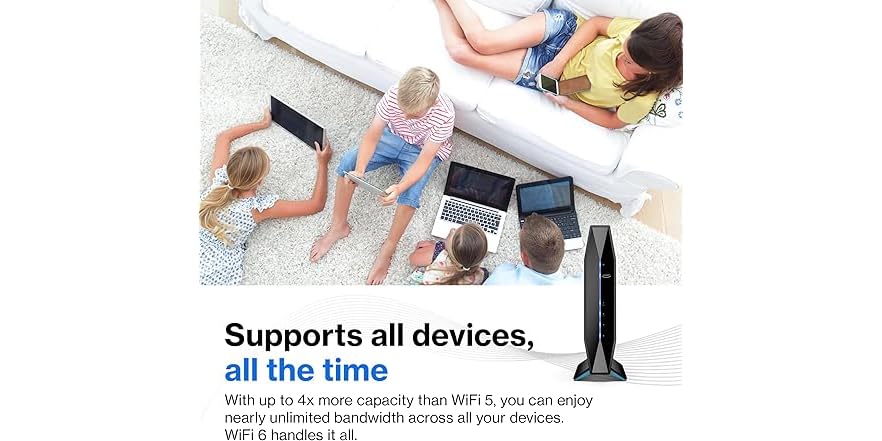 Linksys E8450 Dual-Band WiFi 6 Router