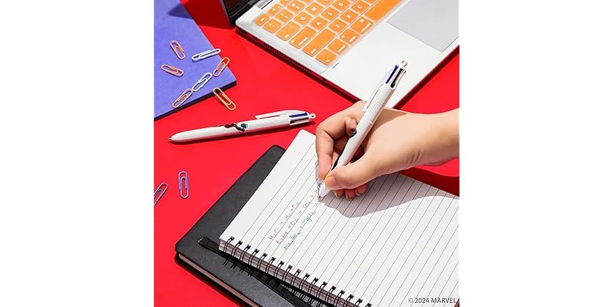 BIC 4-Color Marvel Avengers Pens 2-Pack