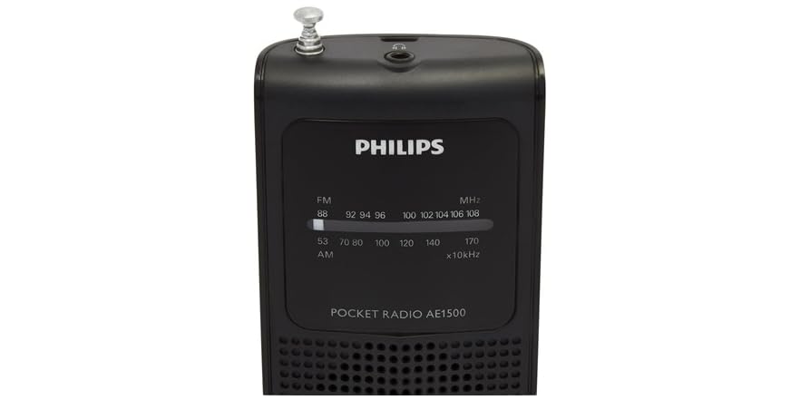 Philips AE1500 AM/FM Radio Black
