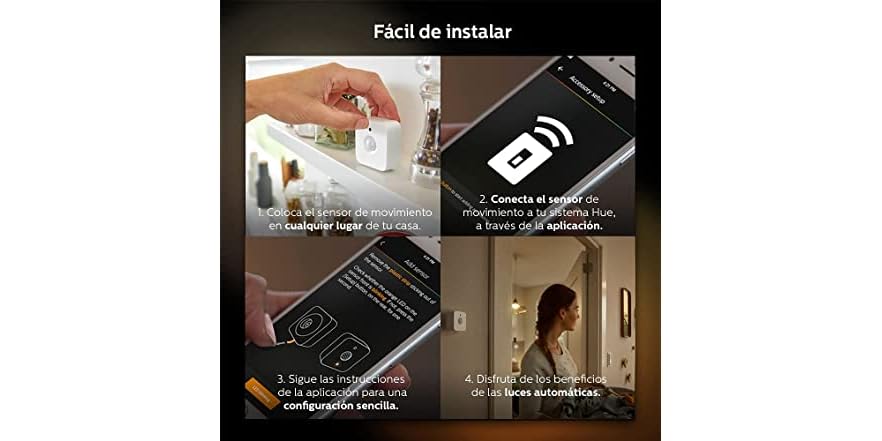 Philips Hue Indoor Motion Sensor for Smart Lights