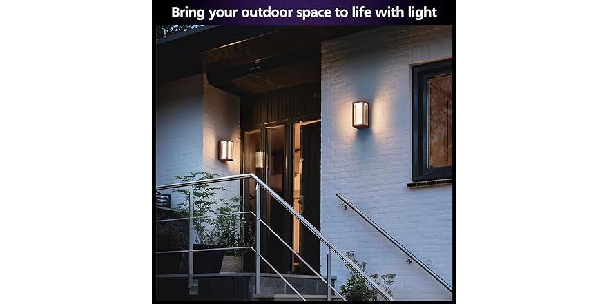 Philips Hue Impress Outdoor Wall Light (Hardwired)