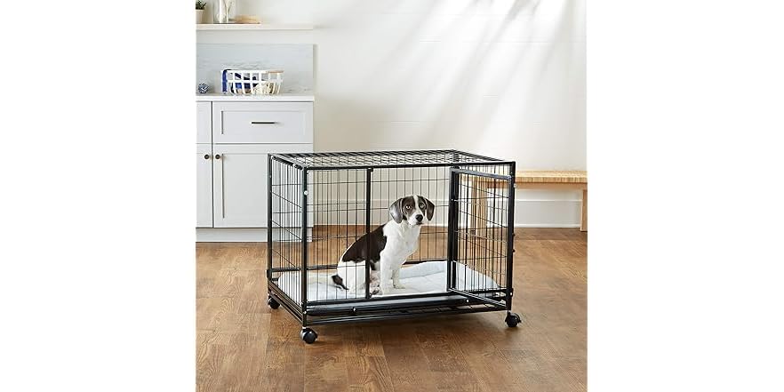 Amazon Basics Dog & Pet Kennel with Tray