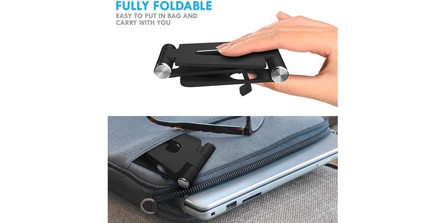 Aduro Foldable Aluminum Desktop Phone Stand