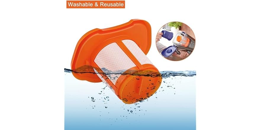 4 Pack Replacement Hand Vacuum Filters