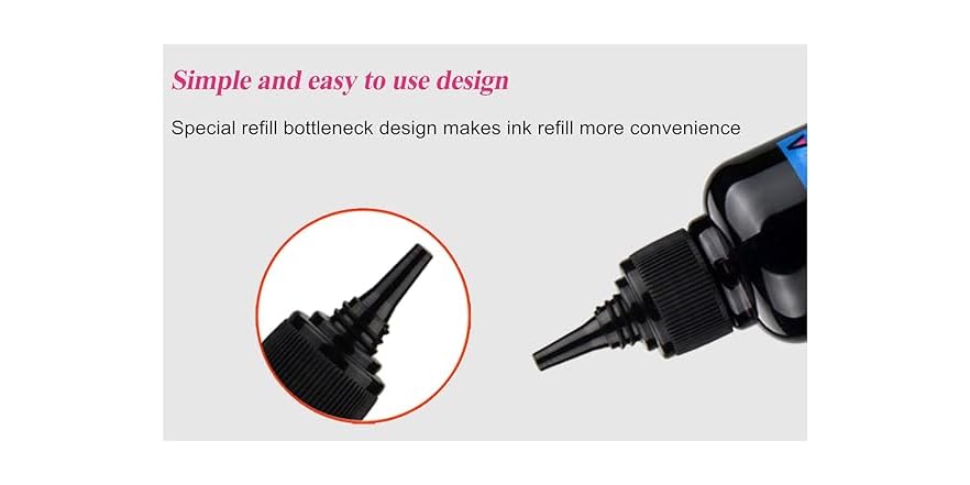 5 Pack 100ml Canon Inkjet Ink Refill Kit