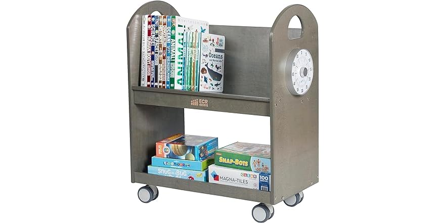 Mobile Book Cart W/ Countdown Timer