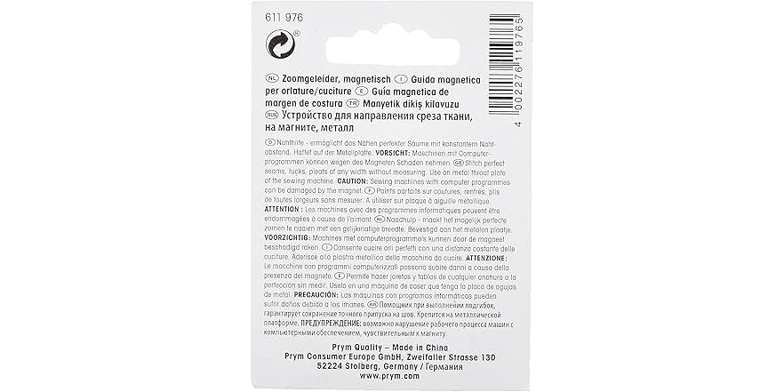 PRYM Magnetic Seam Guide