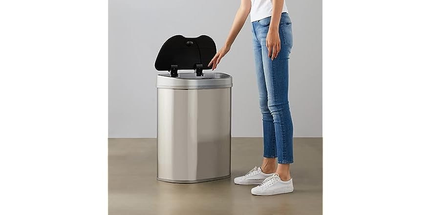 2 Bin Automatic Hands-Free Trash Cans