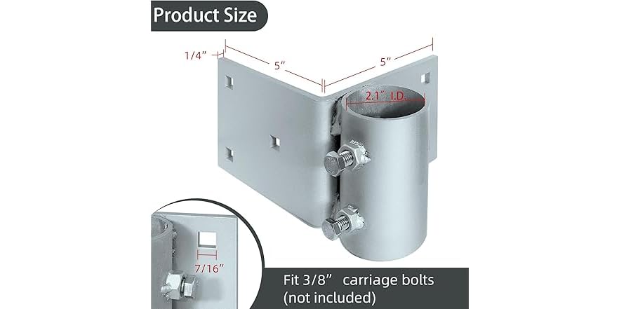 Corner Dock Leg Pipe Holder