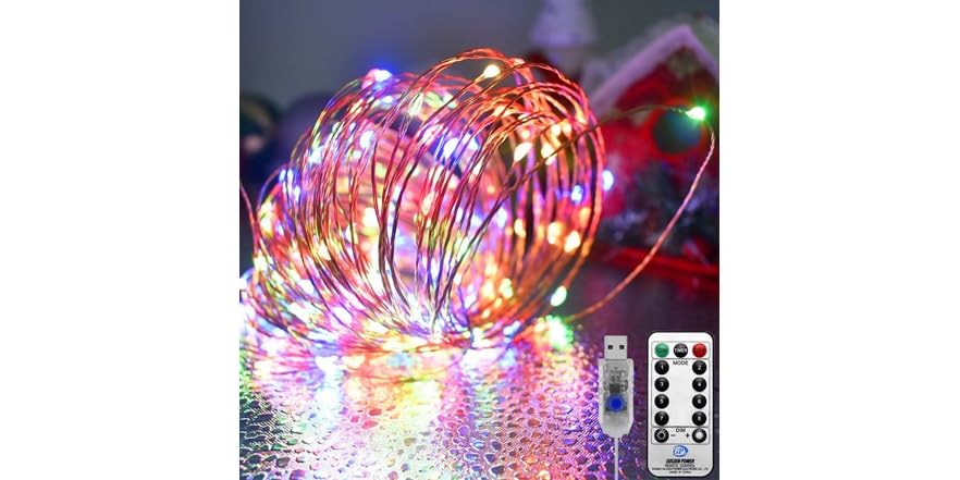 40ft USB Waterproof LED String Lights