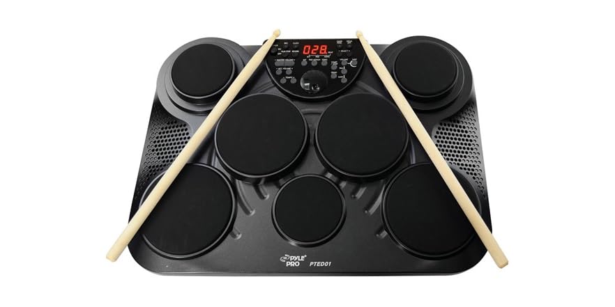 Electronic Table Top 7 Pad Digital Drum Kit