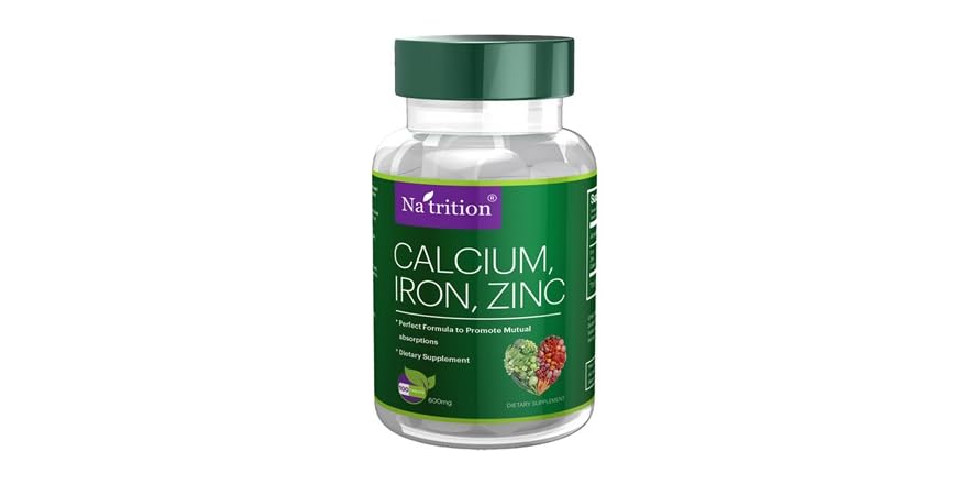 Calcium Zinc Iron Tablets 2 Pack
