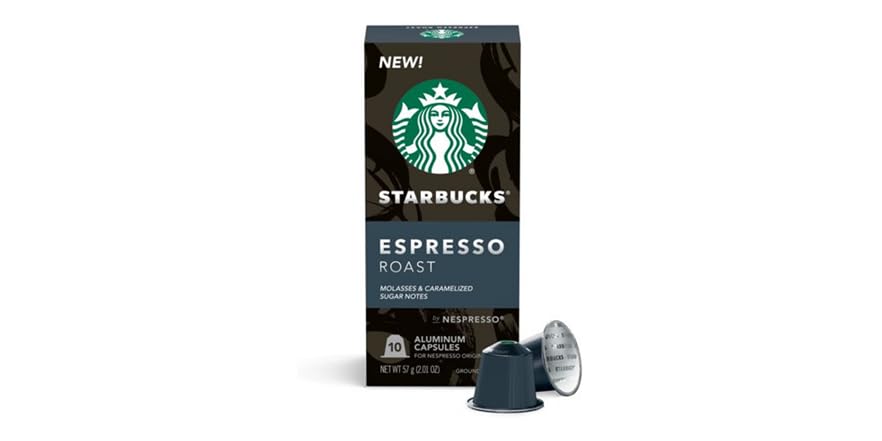 Starbucks by Nespresso, 20-count single serve capsules