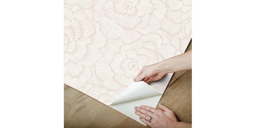 Pink Saraya Peel & Stick Wallpaper