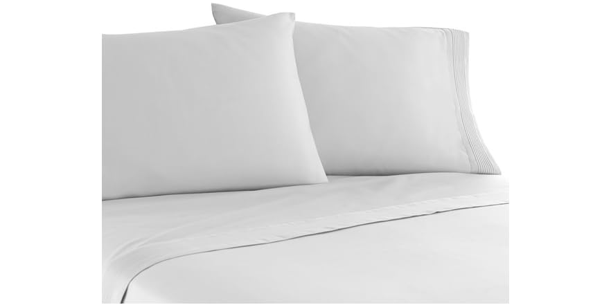 800TC Pleated-Hem Sheet Set-4 Sizes-6 Colors