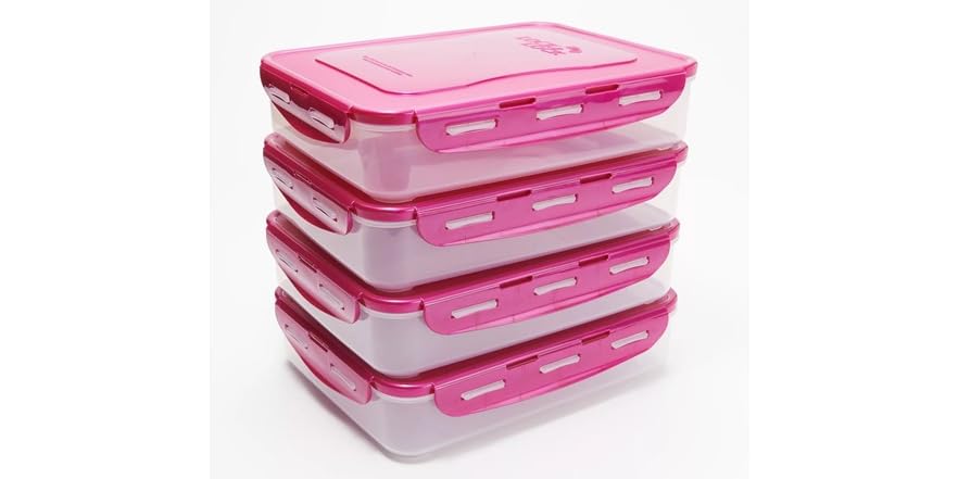 LocknLock Set of (4) Rectangle Storage Set