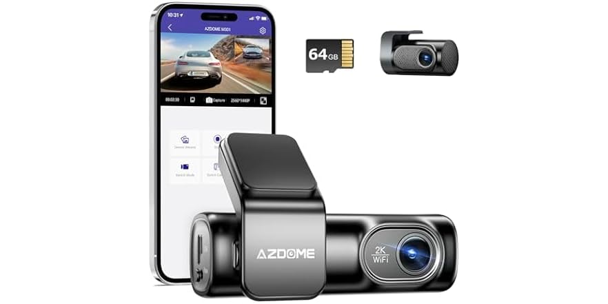 AZDOME M301 2K Dash Cam (Open Box)