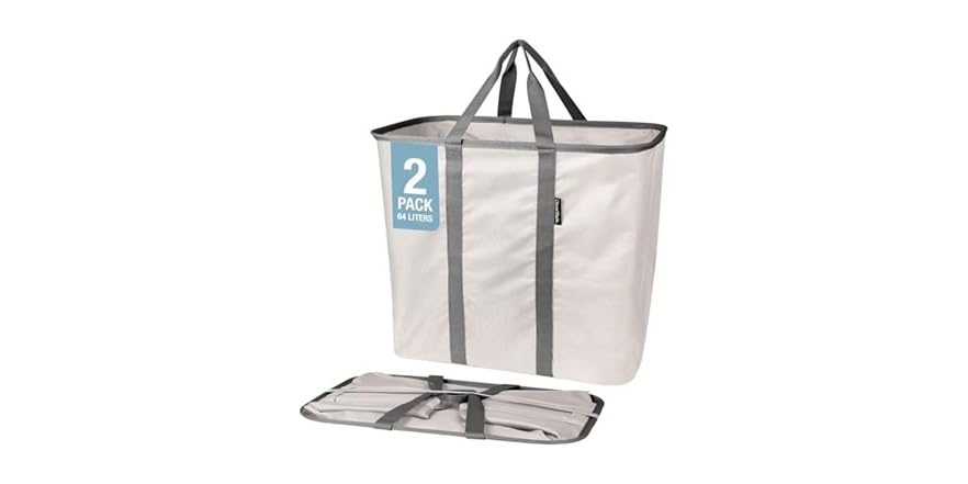 CleverMade 2pk Collapsible Laundry Caddy
