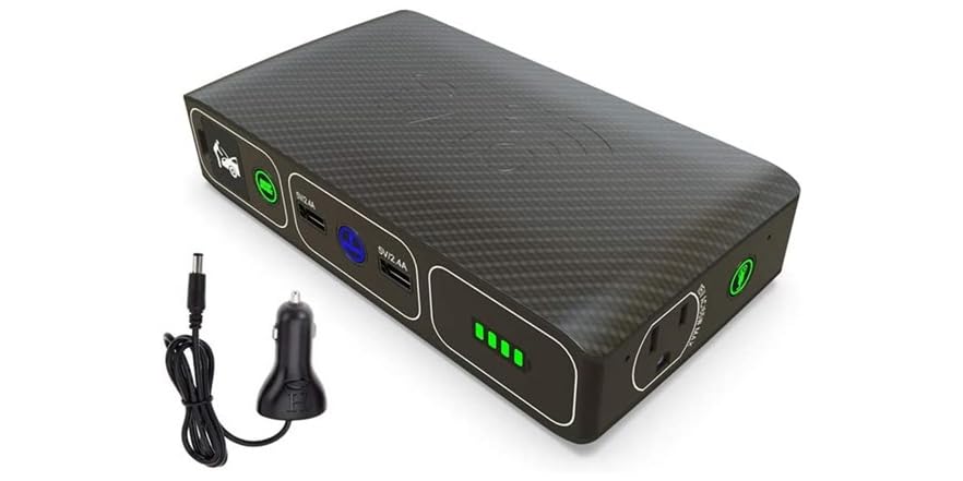 (NEW) Halo Bolt Laptop Power Bank, Wireless & AC Charger - 44400mWh
