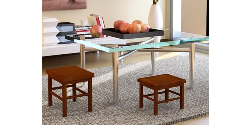 Pine Solid Wood Small Square Stool