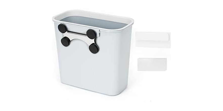 Magnetic Hanging Trash Can, 2.1 Gallon