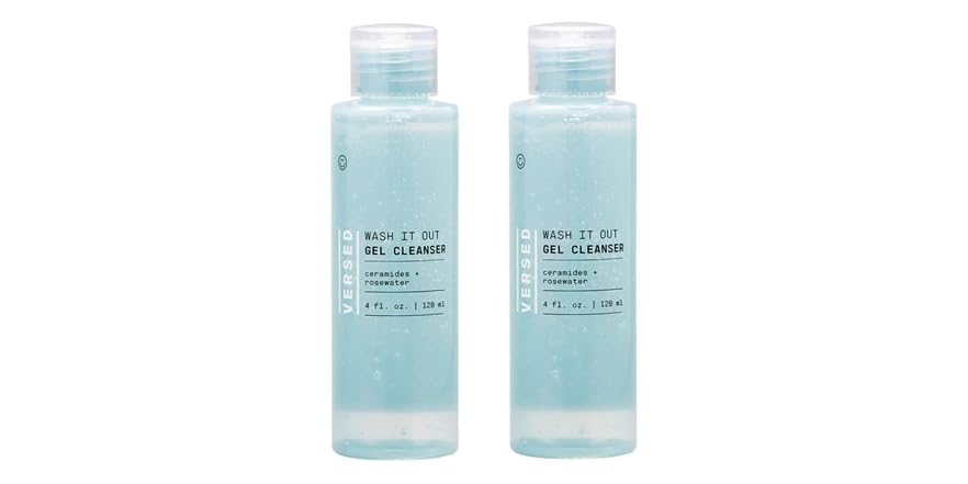 Versed 2Pk Gel Face Cleanser