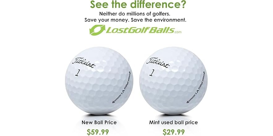 LostGolfBalls 48 Recycled Used Golf Balls