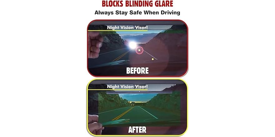 Tacvisor by Bell+Howell Polarized Visor Set of 2