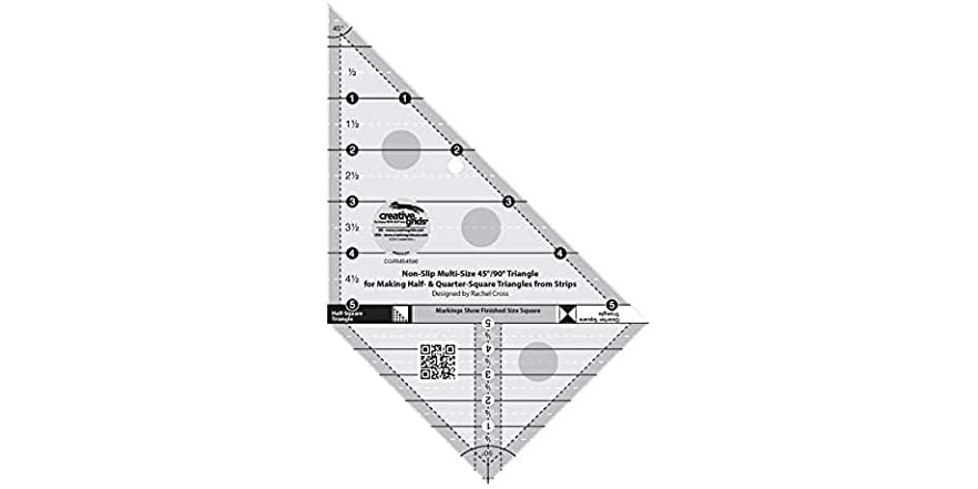 Creative Grids Triangle Quilting Ruler