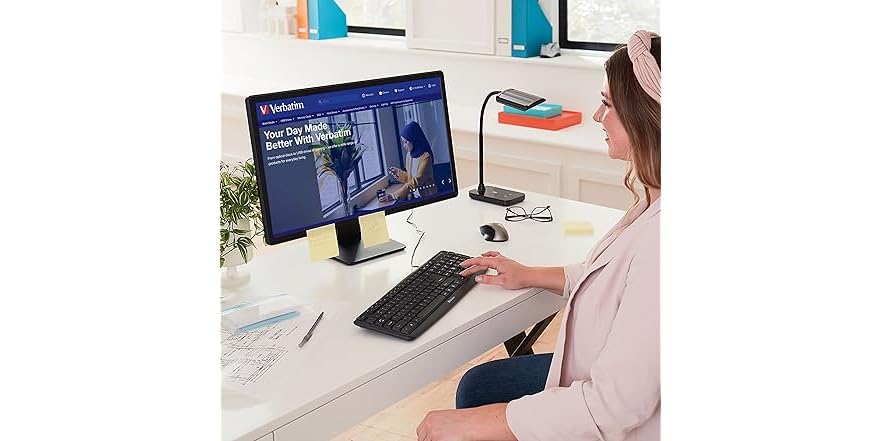 Verbatim Slimline Wired Keyboard 189522