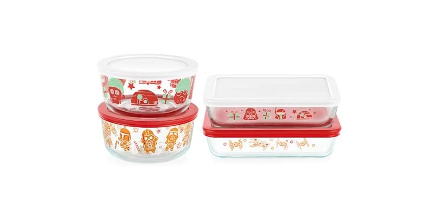 Pyrex Star Wars Holiday Themed Set