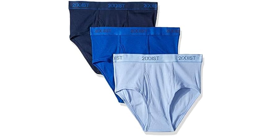 Men's Essential Cotton Fly Front Brief 3-Pack