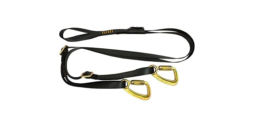 Fusion Y Legged Lanyard Double Carabiner