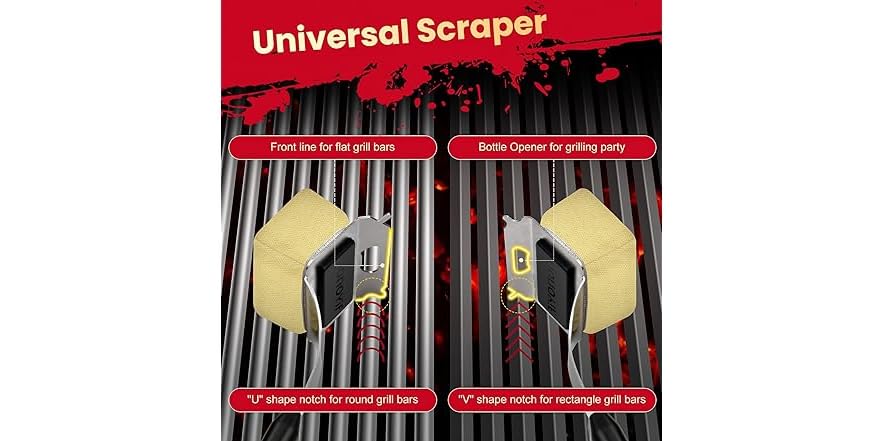 nonoYif Bristle Free Grill Brush (Open Box)