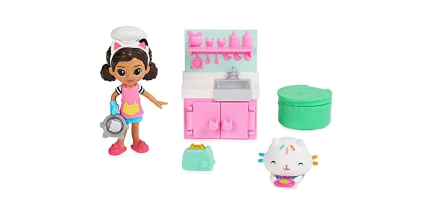 Gabby’s Dollhouse, Lunch and Munch Kitchen Set