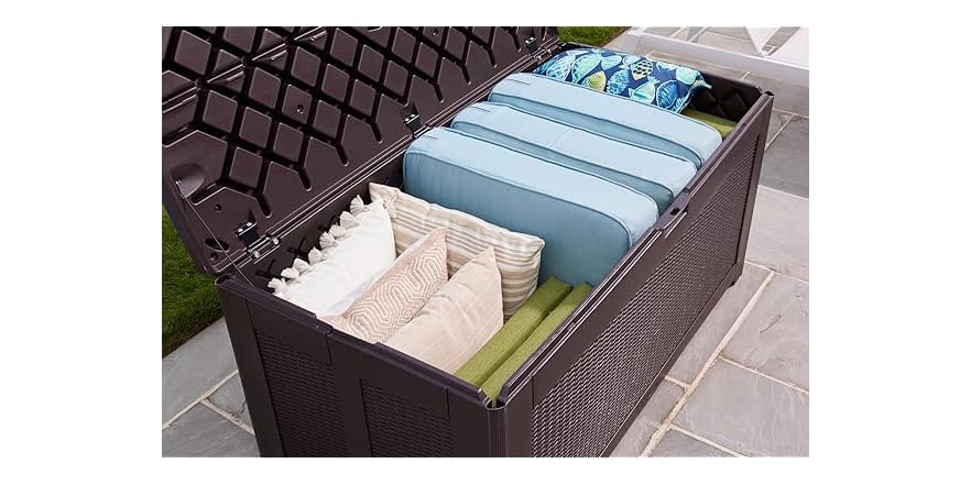 Rubbermaid XL Resin Outdoor Storage Deck Box