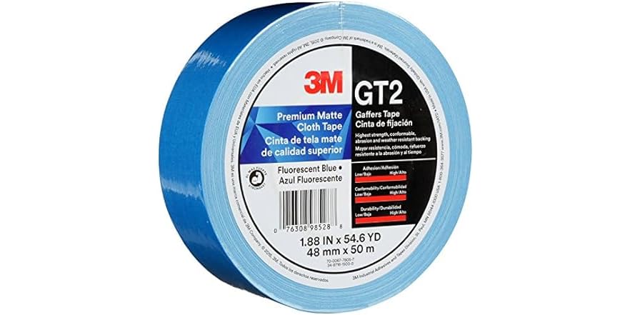 3M Premium Matte Cloth Gaffers Tape GT2
