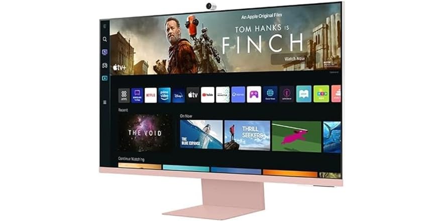 Samsung 32" M80C 4k Smart Monitor | Sunset Pink