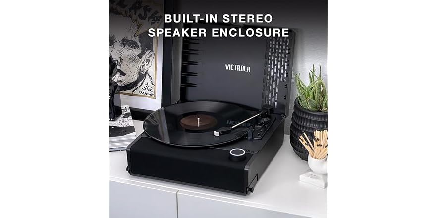 (NEW) Victrola Revolution GO 3-Speed Bluetooth Record Player