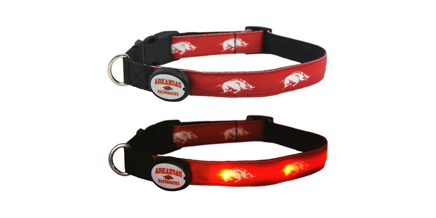 University of Arkansas LED Collar -Large