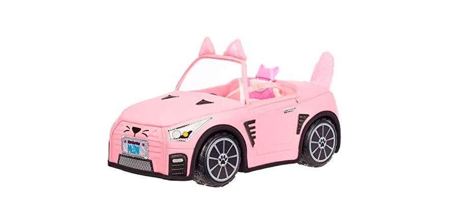 Pink Soft Plush Convertible Car