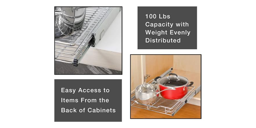 Smart Design Pull Out Cabinet Shelf