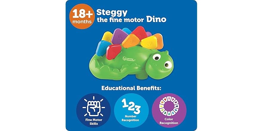 Steggy The Fine Motor Dino Toy