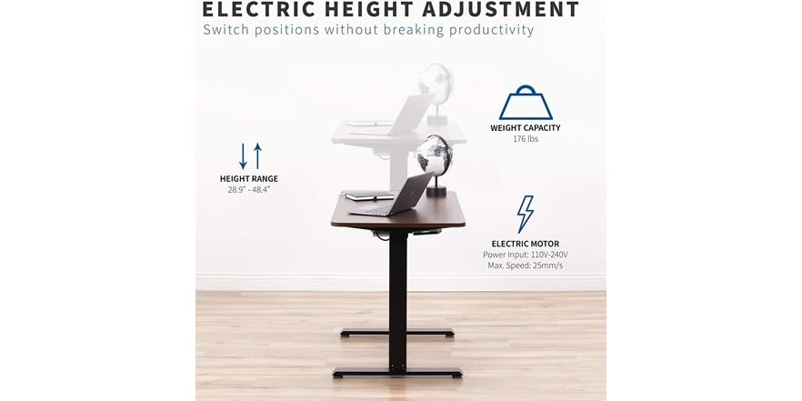 VIVO Electric Height Adjustable Desk