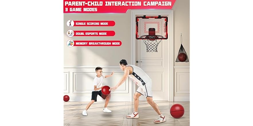 Remote Control Mini Basketball Hoop